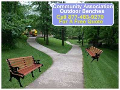 Offering A Variety Of Commercial Community Association Park Benches For ...