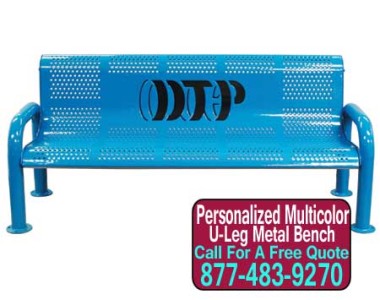 Custom Metal Benches - Add Your Own Personal Touch - Made In USA